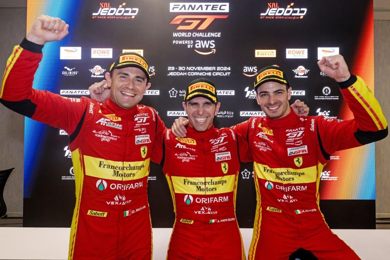 Titoli Piloti and Team in the GTWC Europe Endurance – AF Corse IT